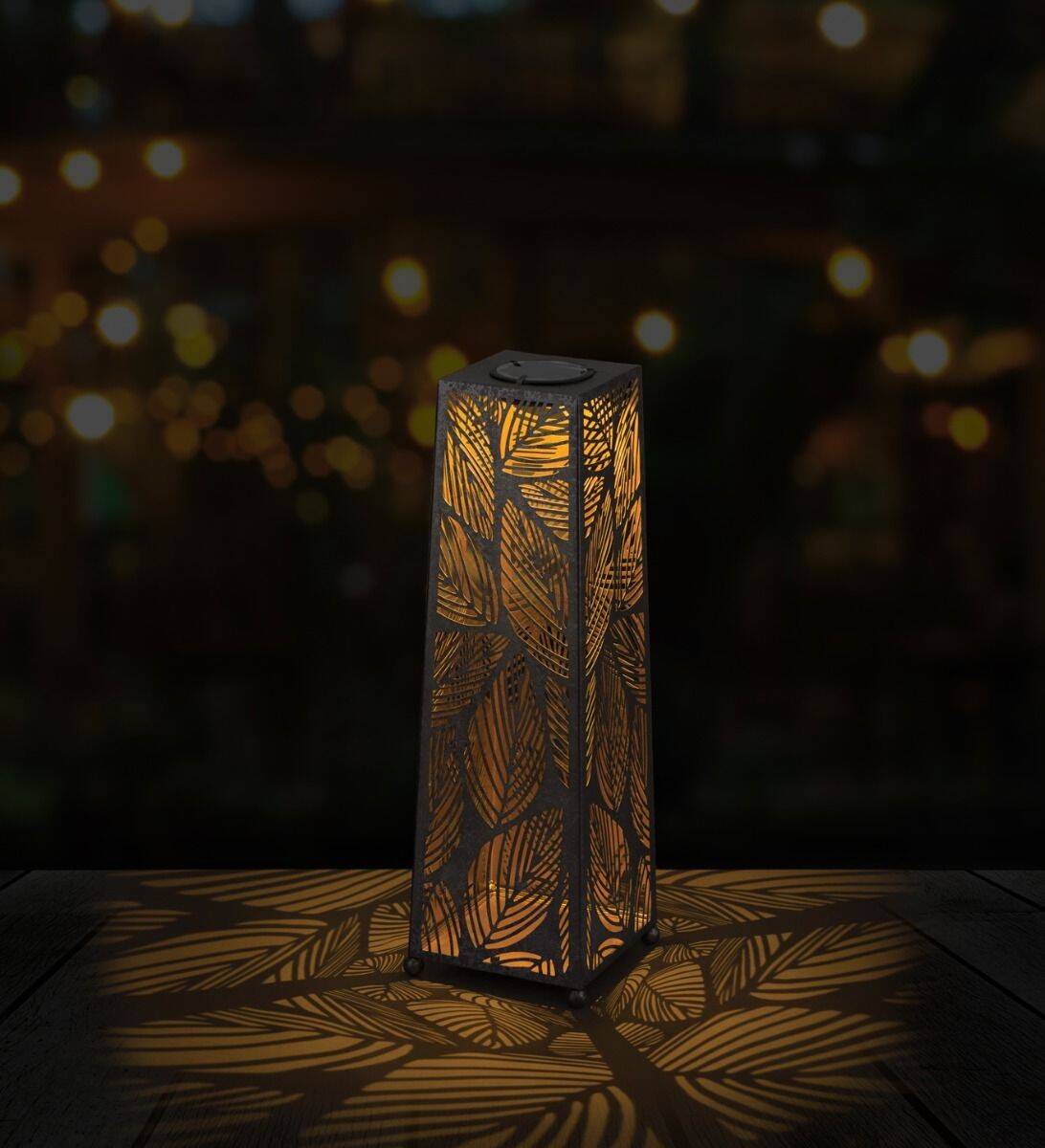 Regal Art & Gift 13549 24-Inch Patio Shadow Lantern Leaf at Sutherlands