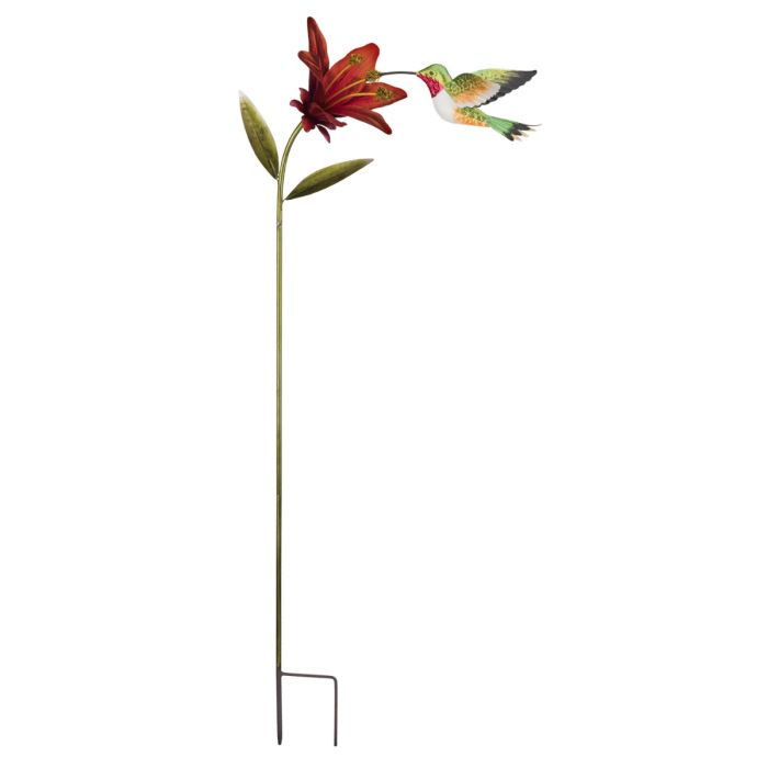 Regal Art & Gift 13272 Ruby Thoated Hummingbird Stake at Sutherlands