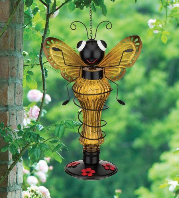 Regal Art & Gift 13394 Bee Critter Hummingbird Feeder at Sutherlands