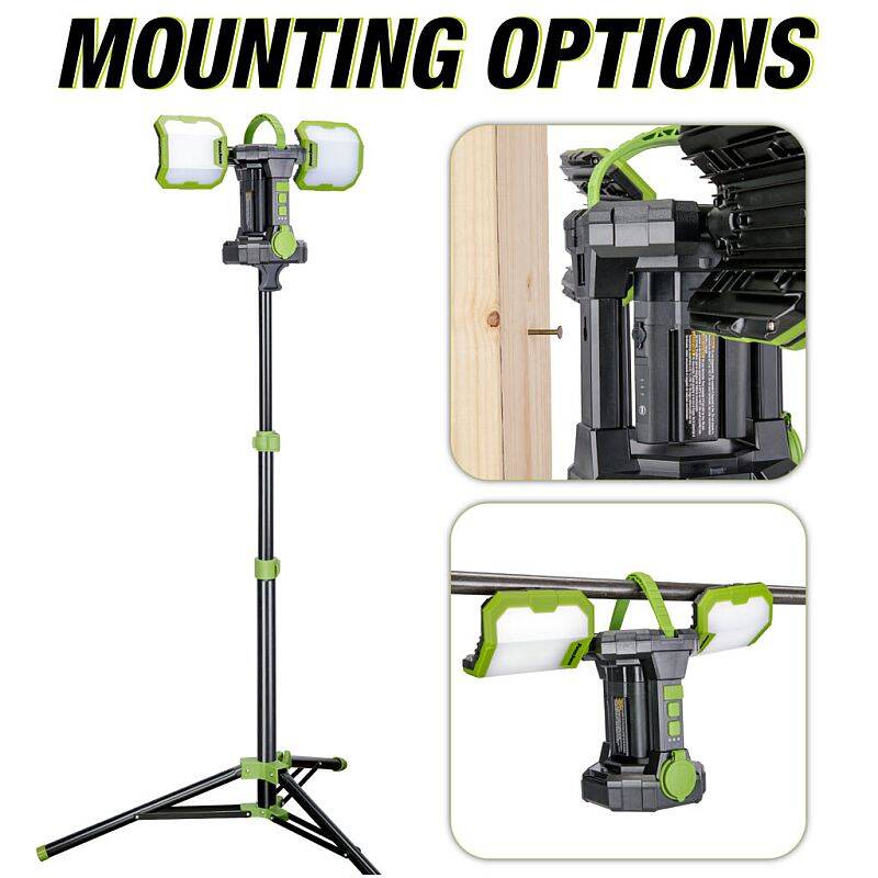 Powersmith PVLP50A-C 5000-Lumen Voyager Jobsite Lantern With 3-Way ...