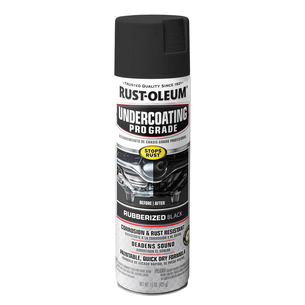 RUST-OLEUM® 248656 15-Ounce Rubberized Black Automotive Pro Grade ...