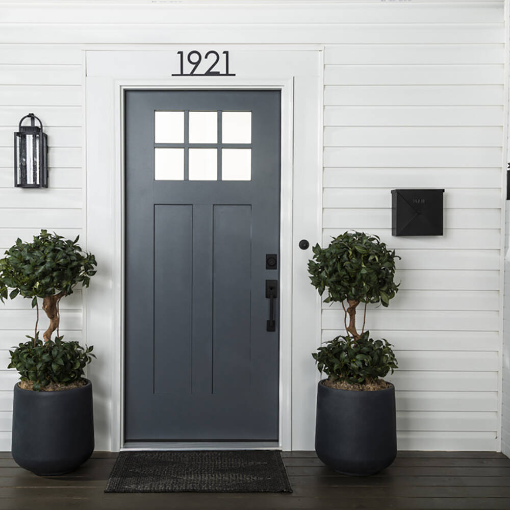 RUST-OLEUM® 369387 1-Quart Satin Alpine Gray Stops Rust Door And Trim ...