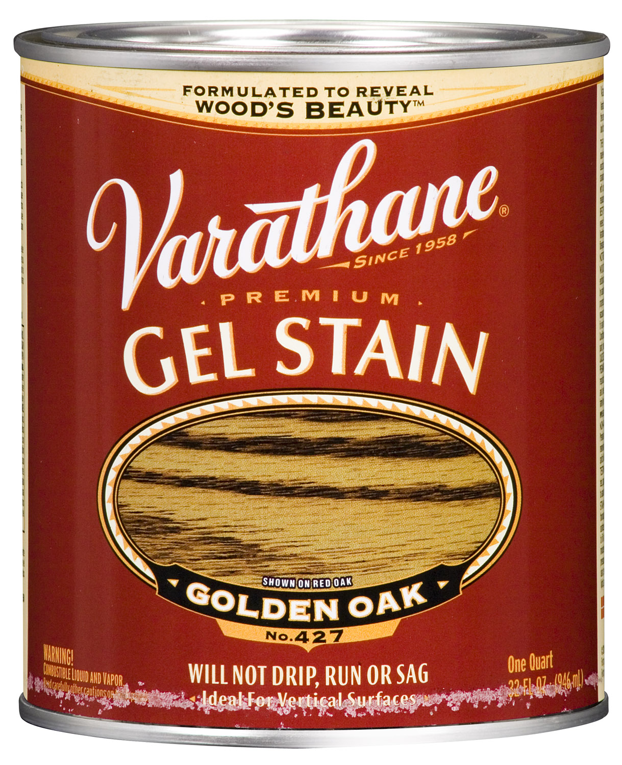 VARATHANE 224456H 1-Quart Golden Oak Premium Gel Stain at Sutherlands