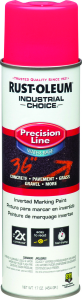 RUST-OLEUM® 1861838 Industrial Choice 17-Ounce Fluorescent Pink ...
