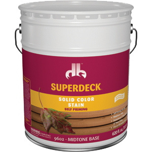 Duckback 740755960258 Superdeck Solid Color Stain Self-Priming Midtone ...