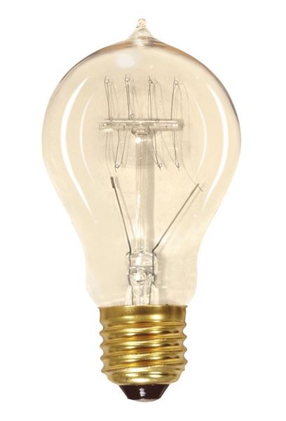 Satco Products S2419 60-Watt Clear A19 In Candescent Dimmable Light ... Satco Products S2419 60-Watt Clear A19 In Candescent Dimmable Light ...