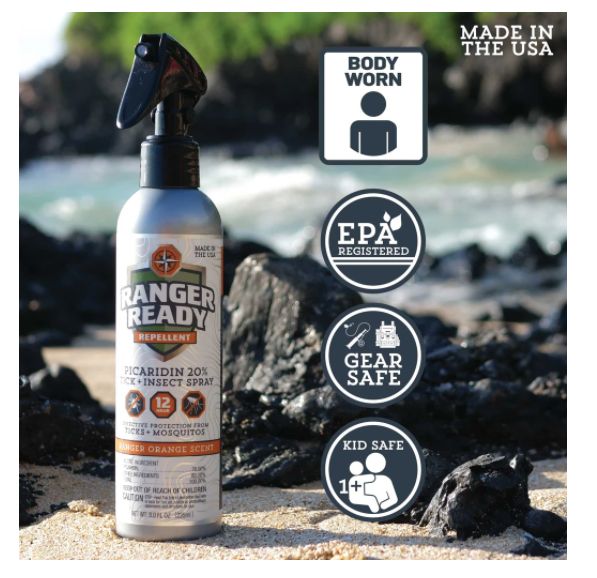 RANGER READY REPELLENT TS02 8-Fl. Oz. Amber Scent Insect Repellent With ...