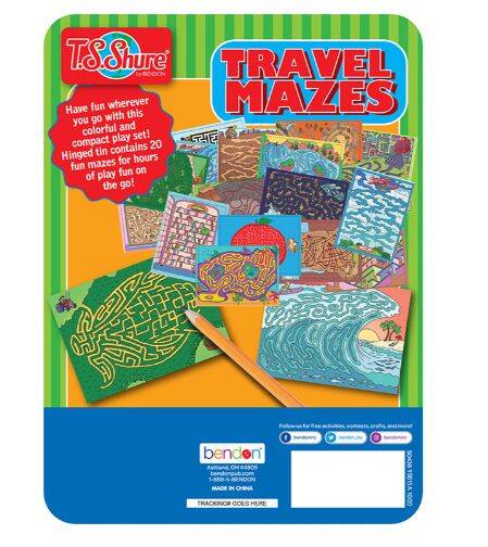 T.S. Shure DSBEND50438 Travel Games Travel Maze Mini Activity Tin at ...