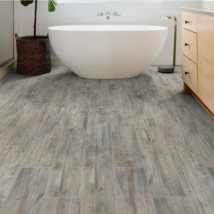 Shaw Floors® CS71W-500 8-Inch x 36-Inch Ash Olympia Plank Ceramic Tile ...