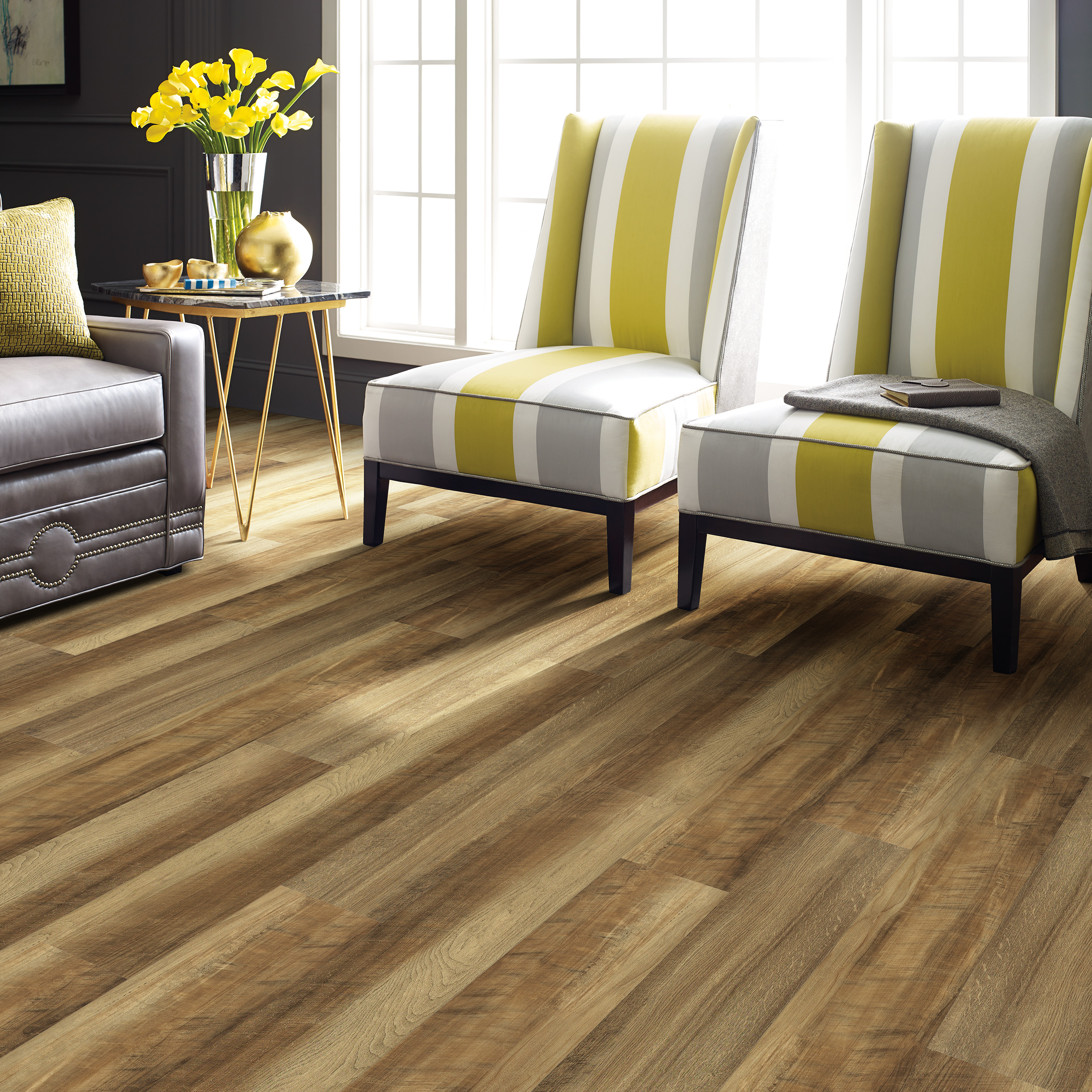 Shaw Floors® 0736V-203 7-Inch x 48-Inch Tawny Oak Endura Plus Resilient ...