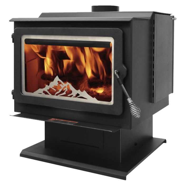 SBI ESW0017 2200-Sq. Ft Black Wood Stove With Blower at Sutherlands