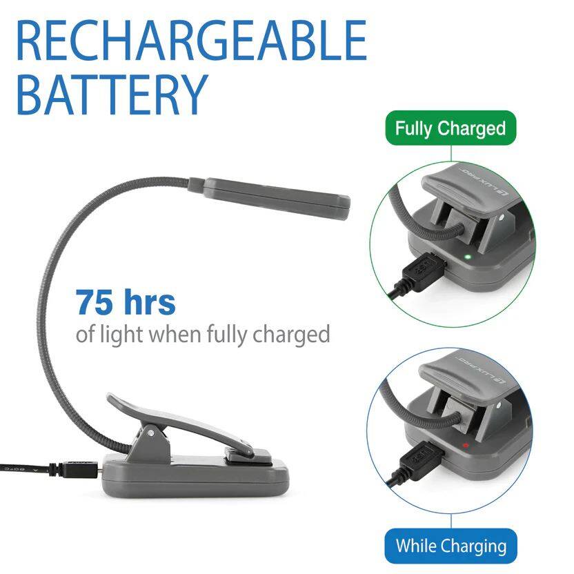 LUXPRO® LP178 Rechargeable Warm LED Reading Lamp at Sutherlands