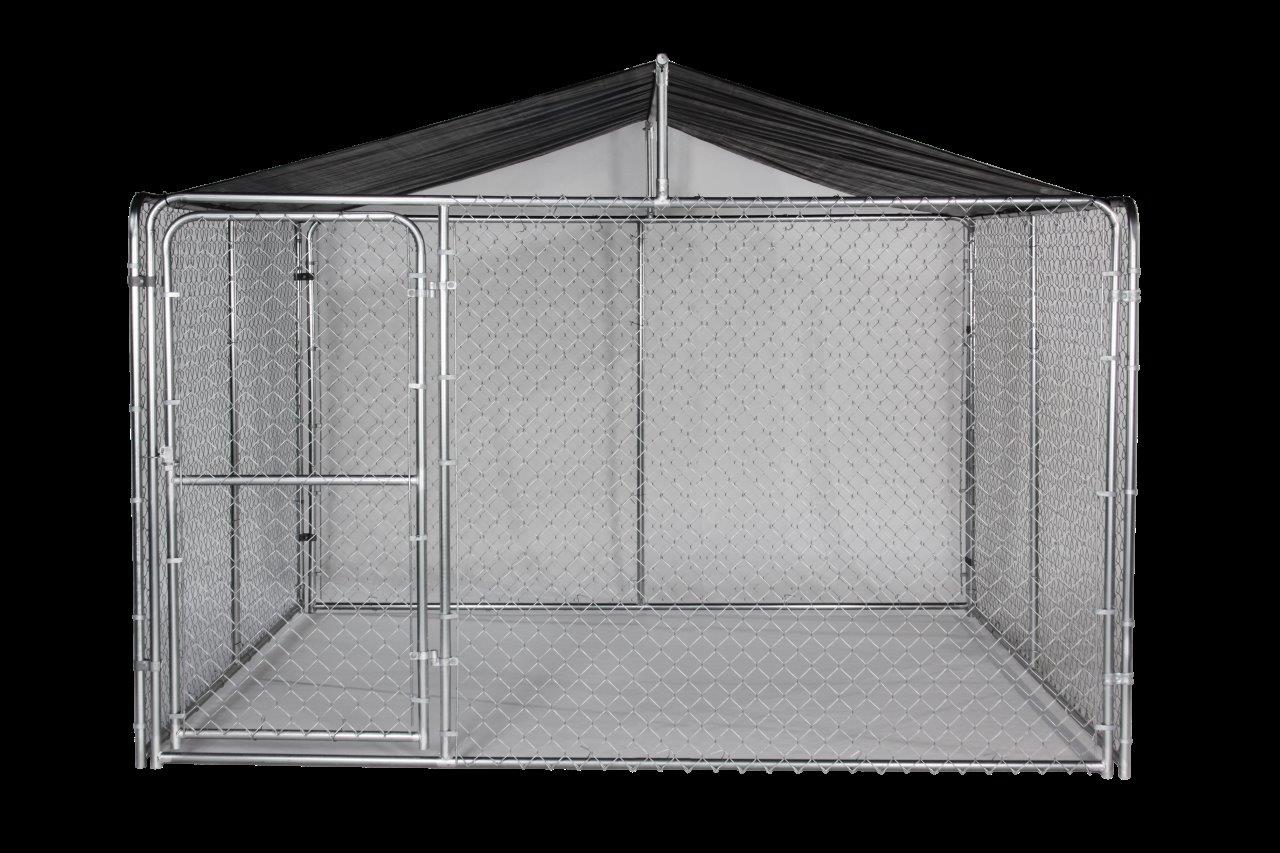 Stephens Pipe & Steel DKR10100 10 x 10-Foot Vinyl Roof Kennel Cover And ...