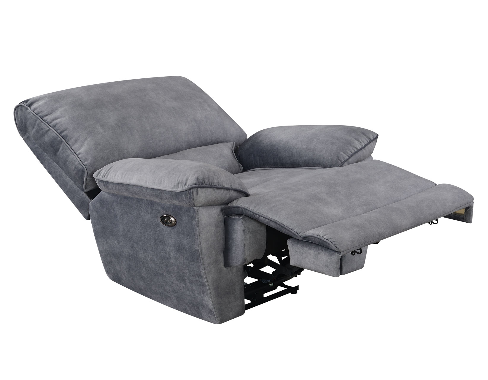 STEVE SILVER SO950R Simone Grey Power Recliner at Sutherlands
