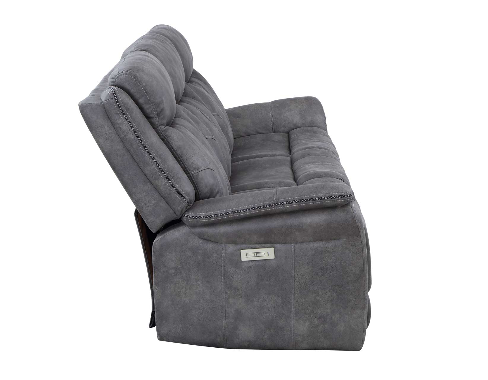 STEVE SILVER MOR950SS Morrison Stone Dual-Power Reclining Sofa #2335644 ...