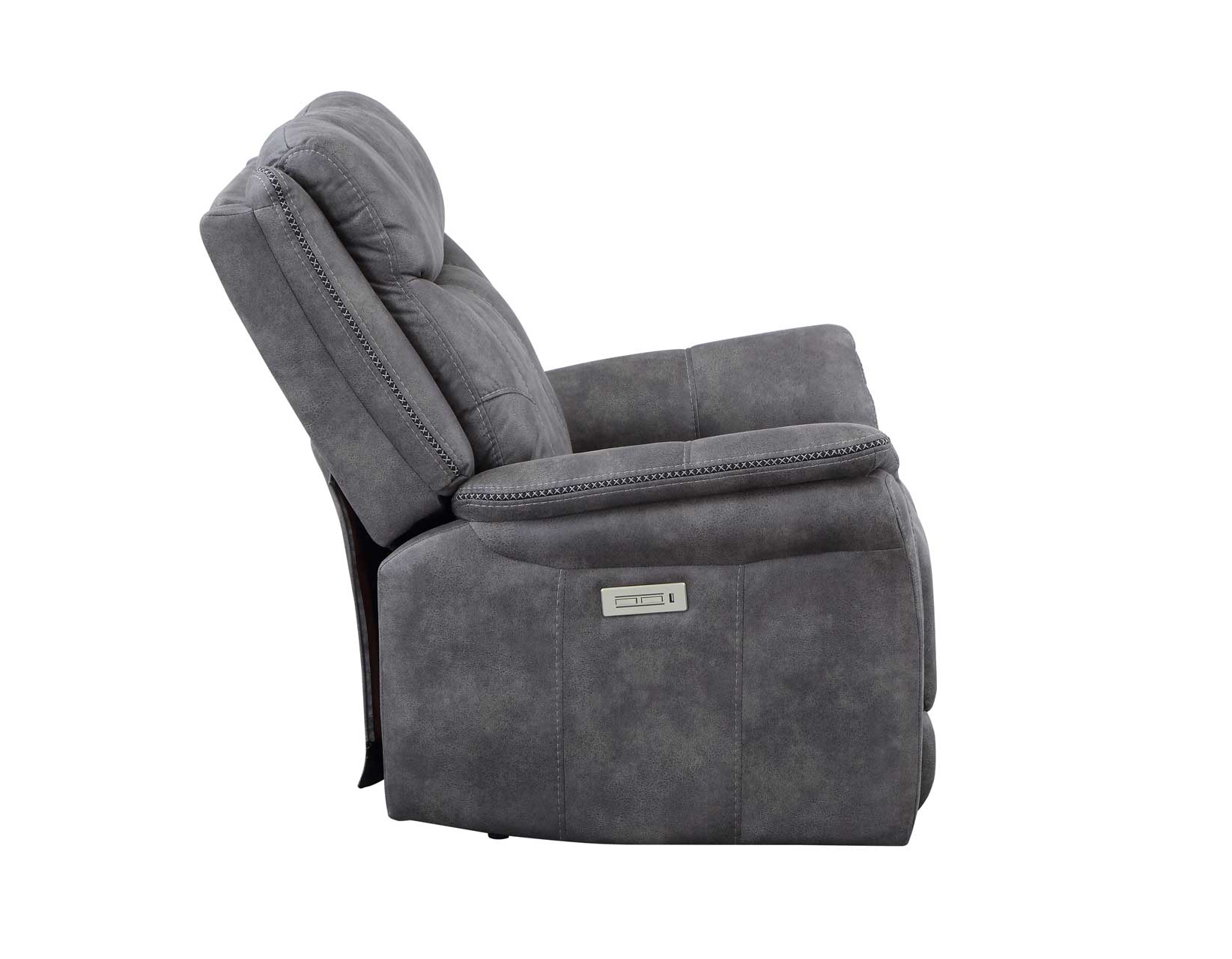 STEVE SILVER MOR950CS Morrison Stone Dual-Power Recliner #2335677 at ...