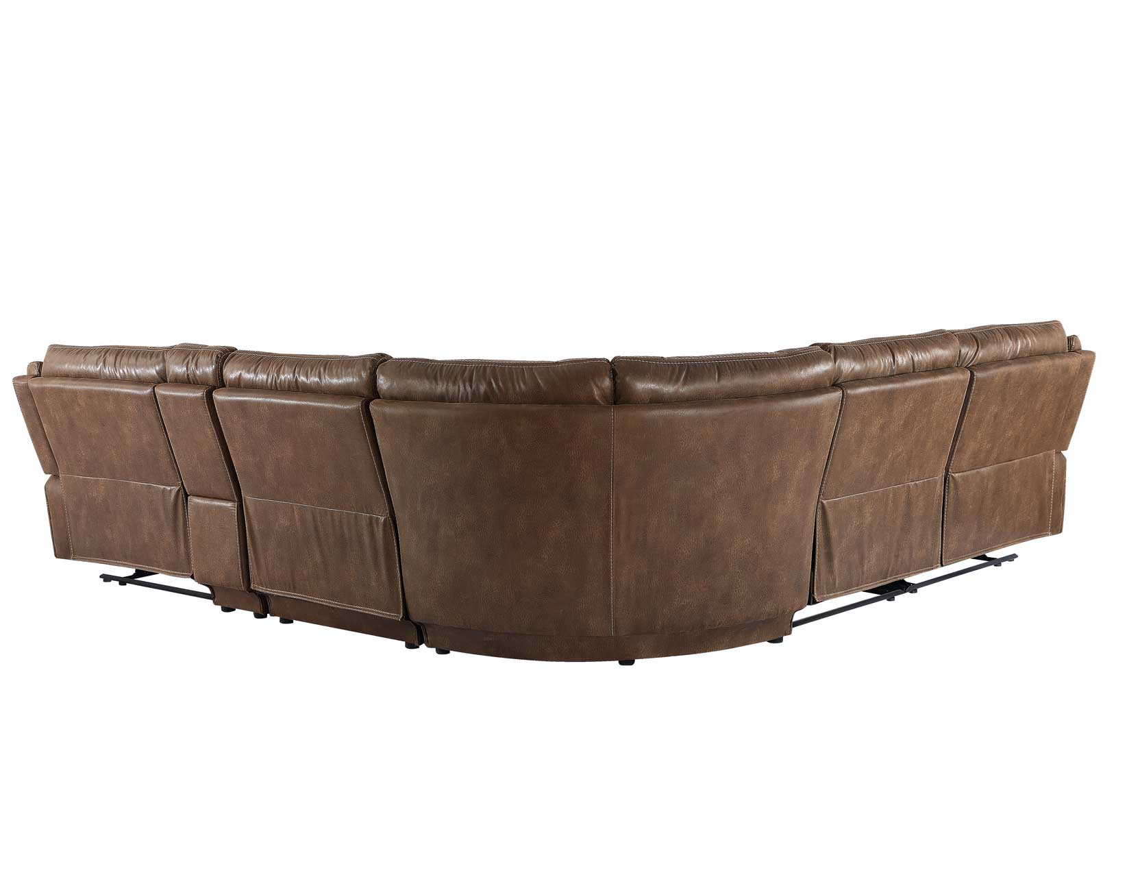 STEVE SILVER LH97506PCSECT Lehi Brindle 6-Piece Manual Reclining ...