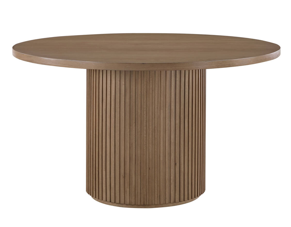 STEVE SILVER COL500NTB Colvin Brown Round Table Base, Base Only ...