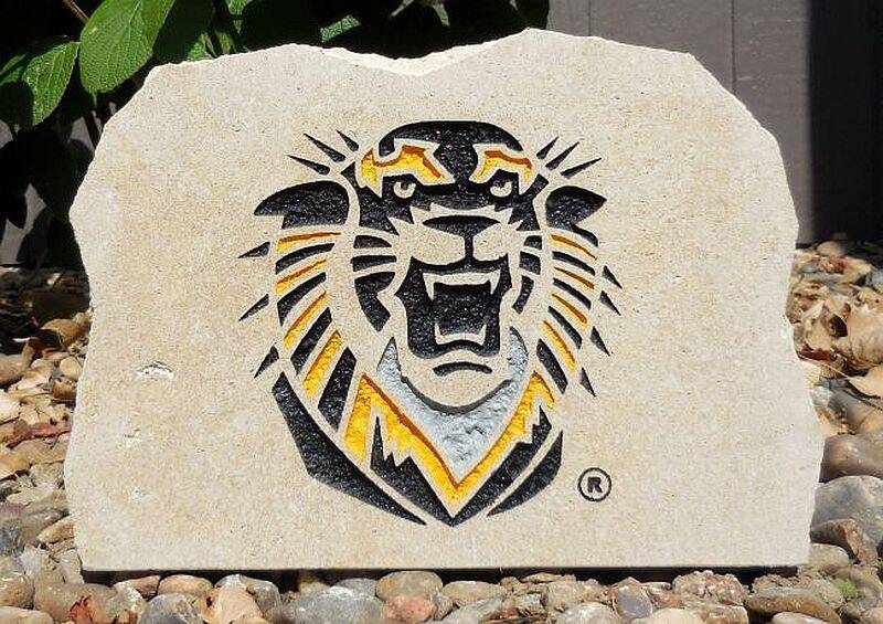 Stoneworx FHSU006 9-11-Inch Fort Hays Tiger Porch Stone at Sutherlands
