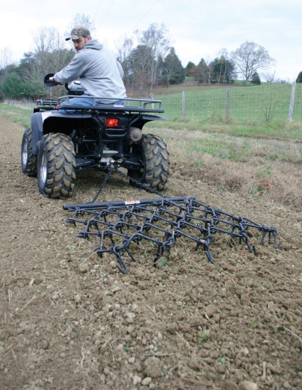 Tarter ATVH44 Atv/Utv 4 x 4-Foot Chain Harrow With Drawbar at Sutherlands