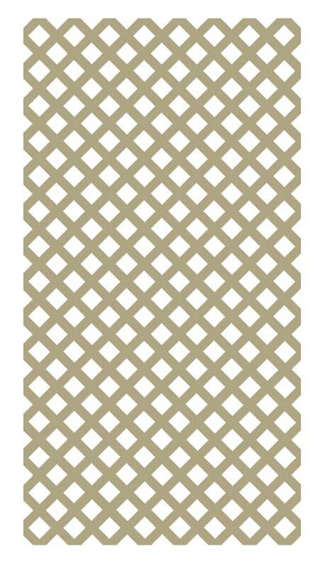 Barrette 73004027 4 X 8-Foot Better Than Treated Finish Classic Diamond ...