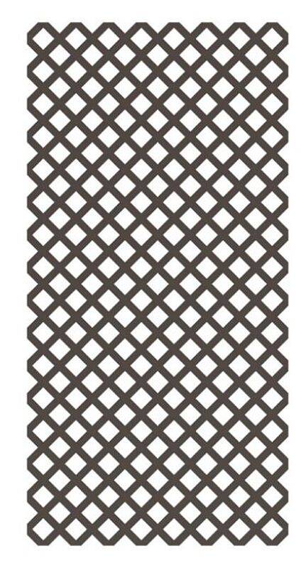 Barrette 73053436 4 X 8-Foot Espresso Finish Classic Diamond Vinyl ...