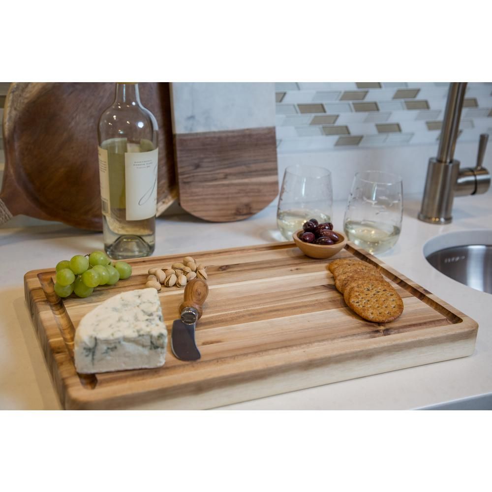 VT Industries AC1218 18 x 12-Inch Acacia Chopping Block at Sutherlands