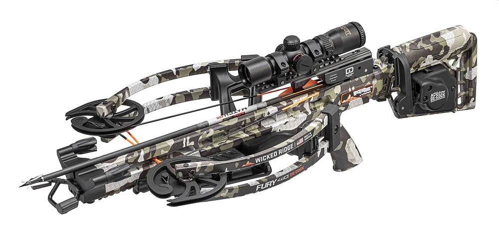 WICKED RIDGE WR22060-4518 Fury 410 De-Cock Crossbow With Acudraw And ...