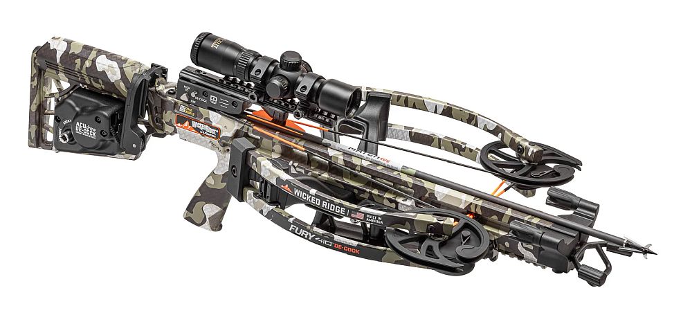 WICKED RIDGE WR22060-4518 Fury 410 De-Cock Crossbow With Acudraw And ...
