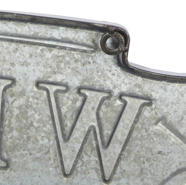 UMA 89543 Blue Metal Welcome To The Lake Sign at Sutherlands