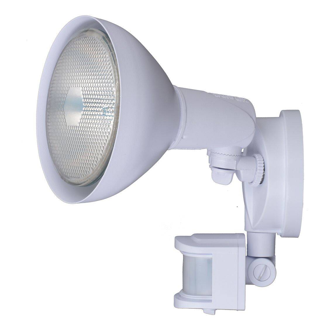 VAXCEL Lighting Lights T0694 White 2-Light Outdoor Motion Sensor ...