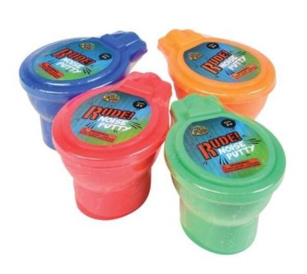 U.S. TOY 4774 Rude Noise Potty Putty, Assortment at Sutherlands