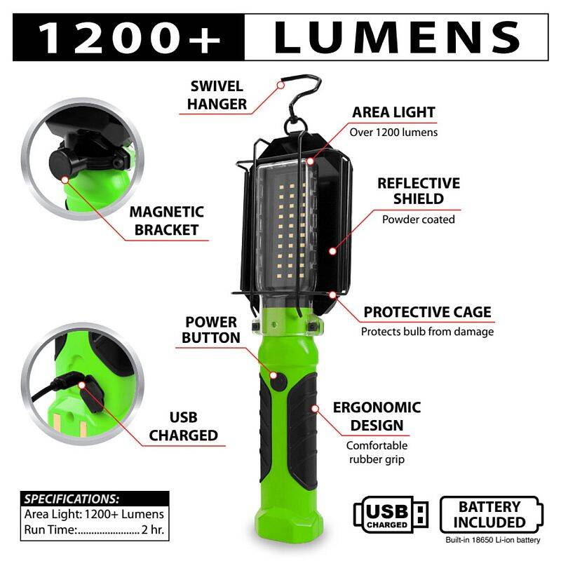 PT® Performance Tool W2240 1200-Lumen Lithium-Ion LED Drop Light at ...