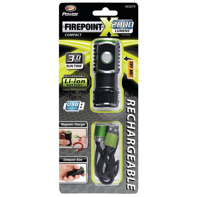 PT® Performance Tool W2679 2000-Lumen Lithium-Ion Compact Flashlight at ...