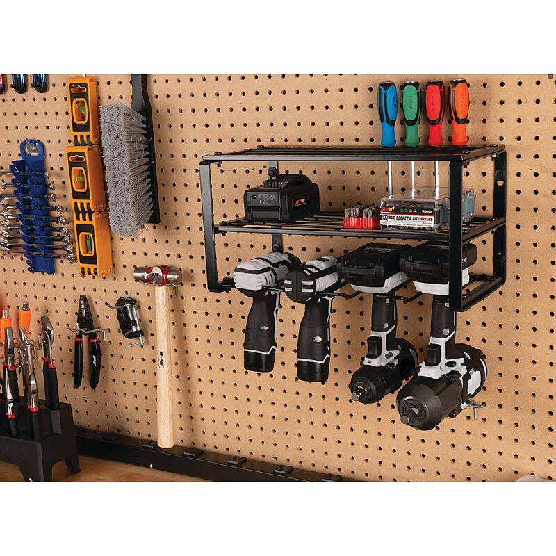 PT® Performance Tool W7701 16-Inch Power Tool Storage Rack With 3 ...
