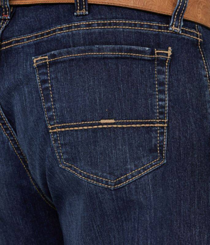 Justin JT-J91552 1879 Dark Wash Relaxed Fit Low Rise Bootcut Men's ...