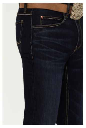 Justin JT-J11550 1879 Dark Wash Modern Slim Fit Low Rise Straight Leg ...