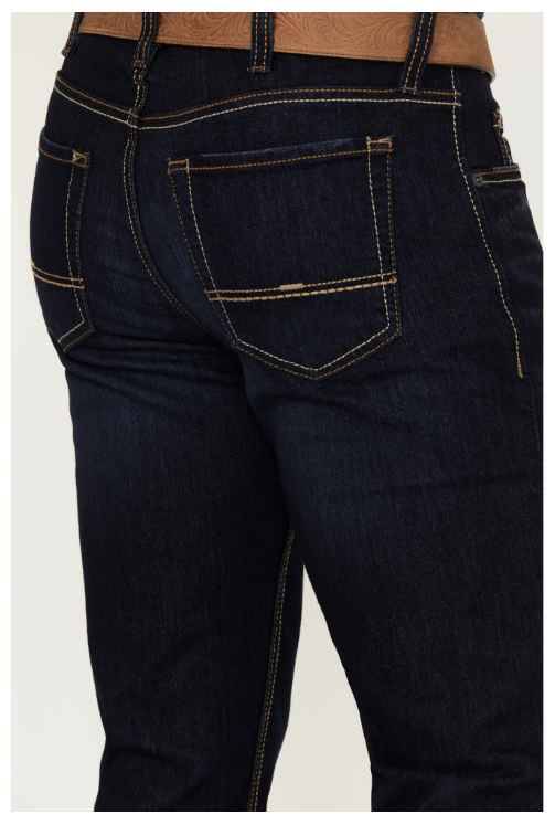 Justin JT-J11550 1879 Dark Wash Modern Slim Fit Low Rise Straight Leg ...