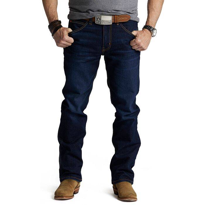 Justin JT-J11550 1879 Dark Wash Modern Slim Fit Low Rise Straight Leg ...