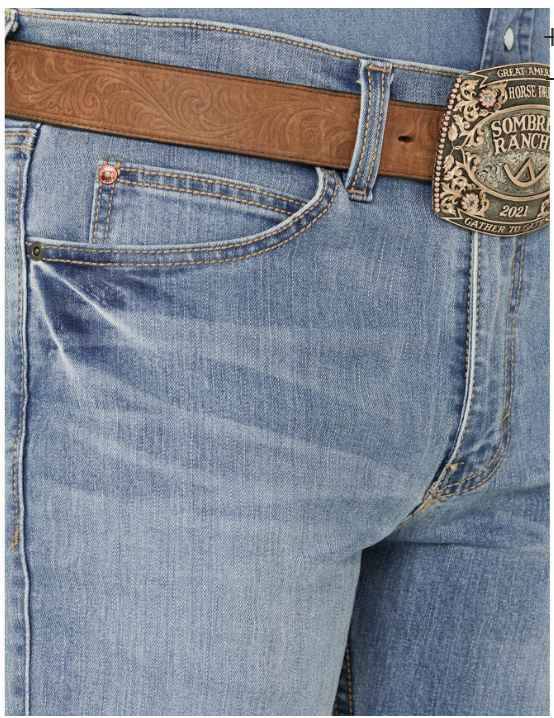 Justin JT-J11550 36-Inch X 32-Inch, Light Wash, J1 Justin 1879 Jeans at ...