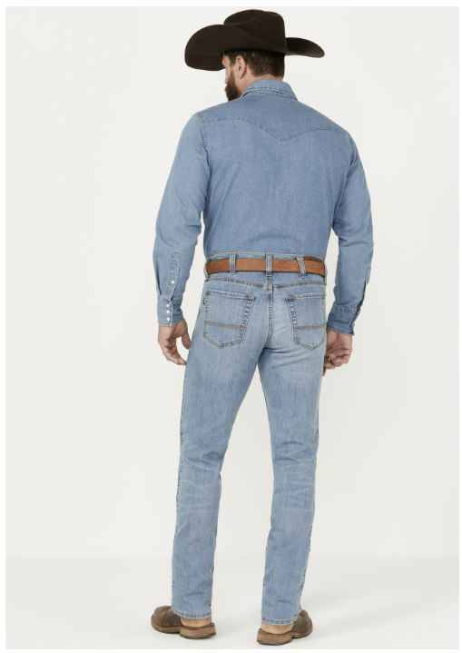 Justin JT-J11550 36-Inch X 32-Inch, Light Wash, J1 Justin 1879 Jeans at ...