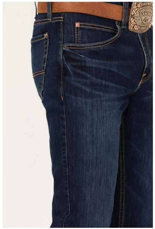 Justin JT-J11550 44-Inch X 38-Inch, Medium Wash, J1 Justin 1879 Jeans ...
