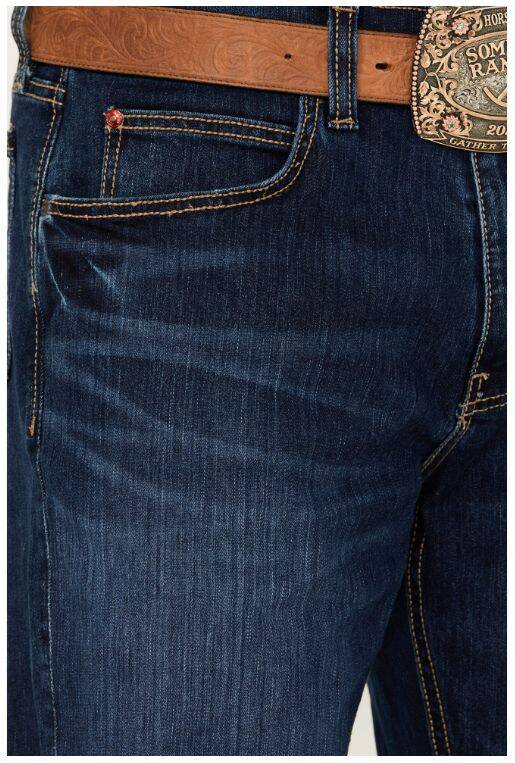 Justin JT-J91552 1879 Medium Wash Relaxed Fit Low Rise Bootcut Men's ...