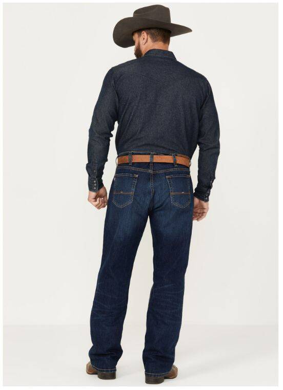 Justin JT-J91552 1879 Medium Wash Relaxed Fit Low Rise Bootcut Men's ...