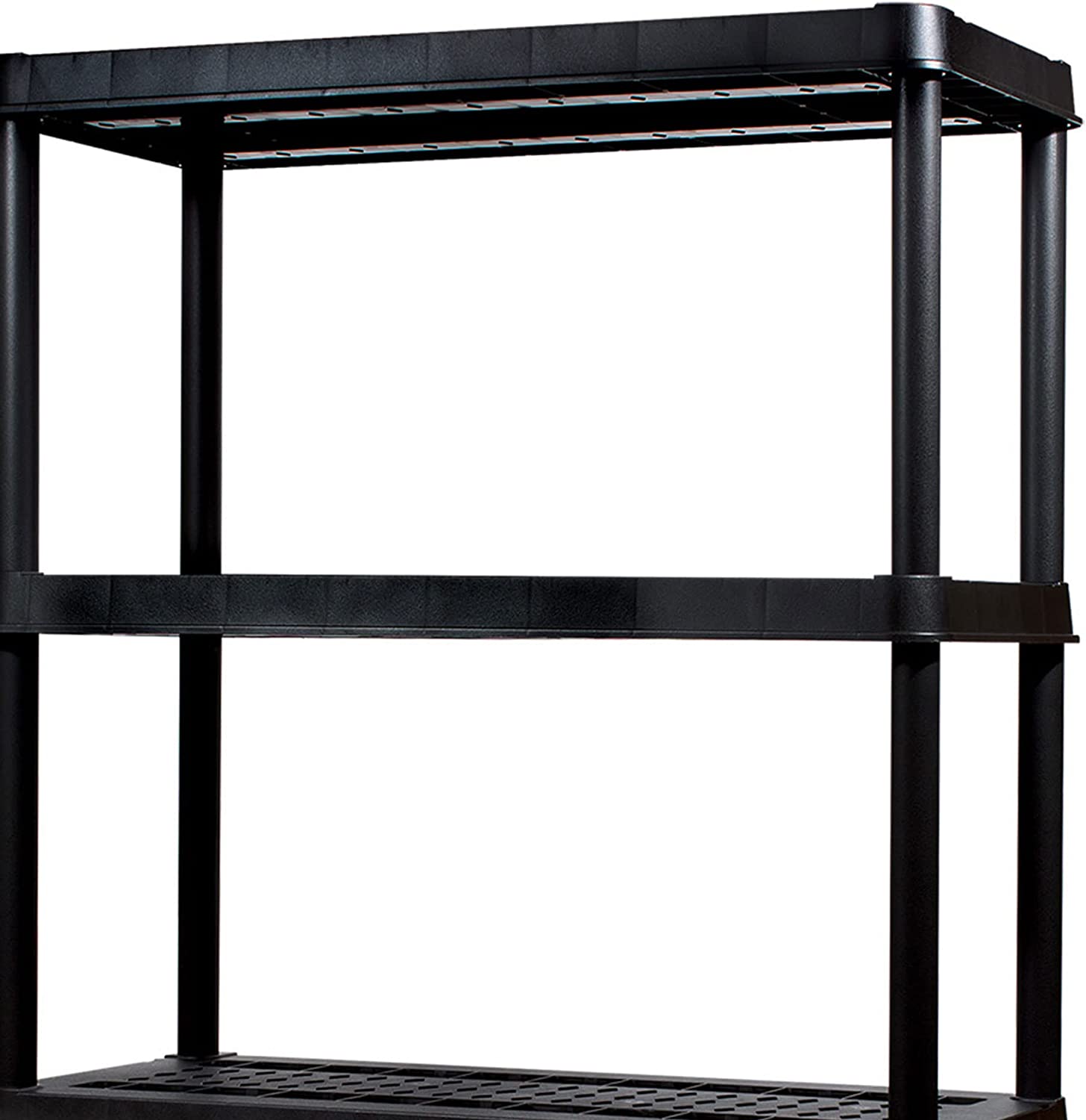 US Merchants 688589 Greenmade 5 Tier Black Shelving at Sutherlands