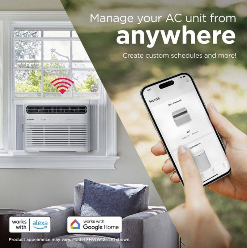 Frigidaire Fhww184we2 18 000 Btu 3 Speed Multi Directional Window Room
