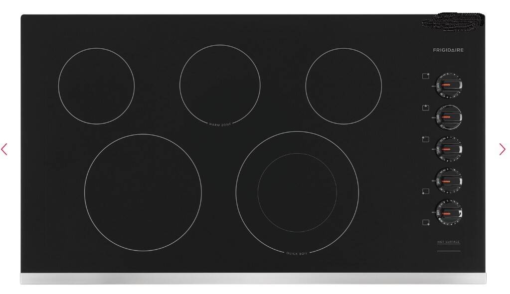 Frigidaire FFEC3625US 36-Inch Electric Cooktop In Stainless Steel at ...