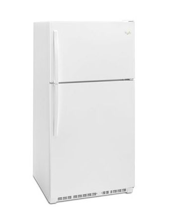 Whirlpool® WRT311FZDW 20.5 Cu. Ft. White Top Freezer Refrigerator at ...