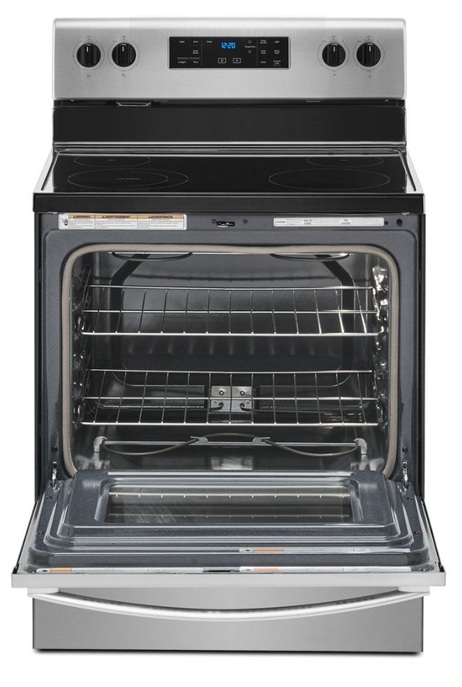 Whirlpool® WFE515S0JS 5.3 Cubic Feet Stainless Steel Electric Range ...