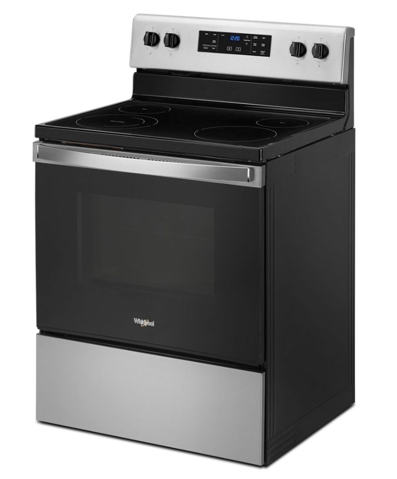 Whirlpool® WFE515S0JS 5.3 Cubic Feet Stainless Steel Electric Range ...